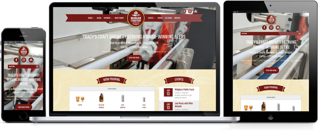Exceptional Brewery Web Design | Kwok Design Projects
